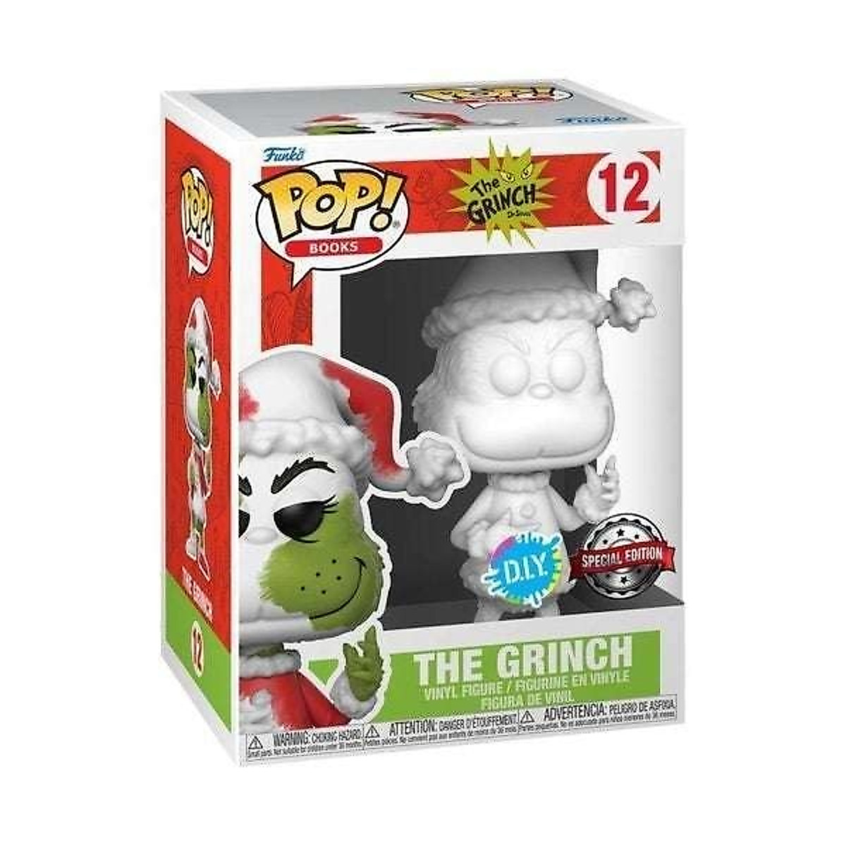 Funko Books The Grinch 12 The Grinch Santa DIY Special Edition