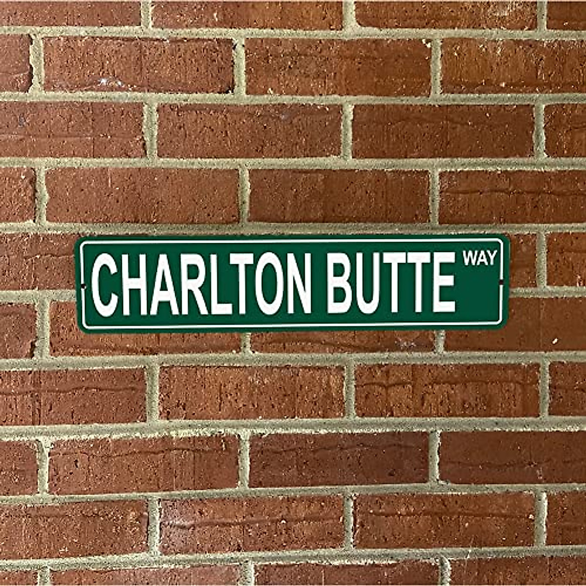 Oregon Mountains Pick Your Mountain Compatible/Replacement for Charlton Butte United States Mountain Aluminum Metal Tin Street Sign Style Home Decor For Man Cave Poker Tavern Game Room