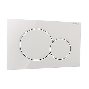 Geberit 115770115 Sigma01 115.770.115 Actuator Plate White, 1 Piece