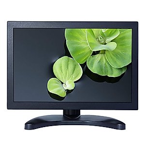iChawk 10.1" inch Display 1920x1200 16:10 IPS Widescreen 1080p Full HD AV BNC HDMI-in VGA Metal Shell Industrial Medical Monitor LCD Screen PC Display, U-Disk Player with Built-in Speaker W101MN-59H