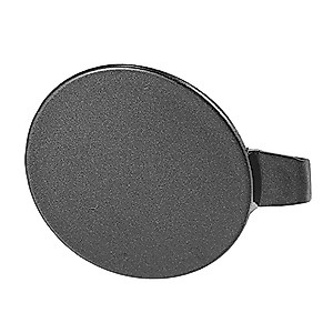 X AUTOHAUX Car Front Bumper Tow Hook Cover 1460701-00-b for Tesla Model 3 2017-2021 Tow Hook Eye Lid Cover Trailer Cap Silver Tone