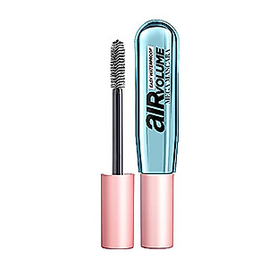 L'Oreal Paris Makeup Air Volume Mega Mascara, Lightweight & Long-lasting Volumizing Mascara for Voluminous Eyelashes, Waterproof Black, 0.3 Fl Oz