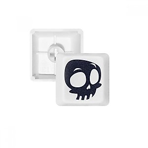 DIYthinker Halloween Big Eyed Skeleton Keycap Mechanical Keyboard PBT Gaming Upgrade Kit