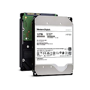 HGST WD Ultrastar DC HC520 HUH721212AL4200 12TB HDD 7200 RPM SAS 12Gb/s Interface 4Kn ISE 3.5-Inch Helium Data Center Enterprise Internal Hard Disk Drive, Model: 0F29560
