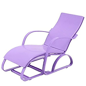 Menolana 1:6 Dollhouse Chair Furniture Unassembled 1/6 Mini Dollhouse Chair Furniture Model, Purple