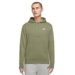 Nike Men's Sportswear Club Fleece Pullover Hoodie-Green 826433 327 Men's Small (as1, alpha, s, m, regular, regular)