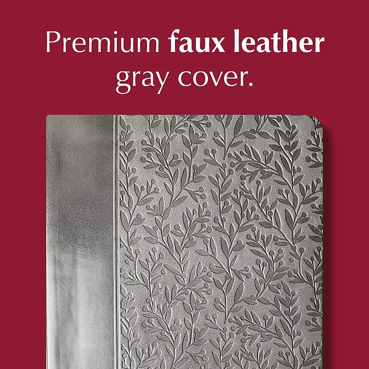 The Passion Translation New Testament, Gray (2nd Edition, Faux Leather) – In-Depth Bible with Psalms, Proverbs, and Song of Songs, Makes a Great Gift for Confirmation, Holidays, and More