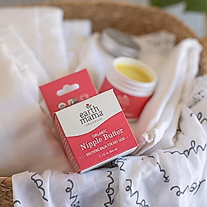 Earth Mama Nipple Butter™ & Diaper Balm | Nipple Cream & Organic Skincare for Baby | Breastfeeding & Postpartum Essentials Bundle