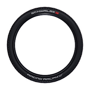 Schwalbe Unisex's Racing Ralph Evo, Super Ground, TLE Tyres, Black, 57-622