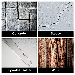 3M High Strength Crack Repair, 10 oz, Wall Crack Repair, Caulk Tube, Ideal for Repairing Large Holes, Cracks & Damaged Surfaces in Drywall, Plaster, Stucco, Concrete & Wood (CR-10-CLK)