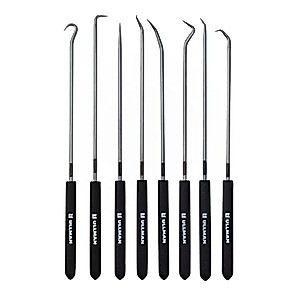 Ullman Devices CHP8-L Individual Hook and Pick Set, 9-3/4", 8-Piece