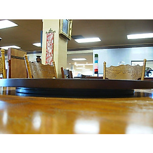 2517 Dark Cherry Lazy Susan By Crown Mark 22' Diameter