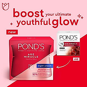 Ponds Age Miracle Night Cream, Anti Wrinkle Cream & Night moisturizer, Perfect Night Cream for Face, 50 ML