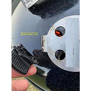 Total ControlⓇ Cool Touch Damper Handle fits Weber Smokey Mountain WSM Kettle Knob BBQ Smoker Damper Thumb Handle