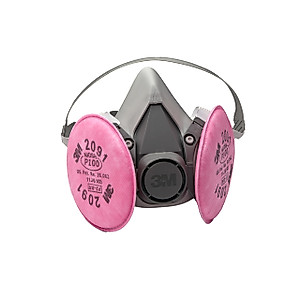 3M Half Facepiece Reusable Respirator Assembly 6391/07003(AAD), Large, P100 Respiratory Protection 051131070030