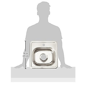 Wells Stainless Steel Single Bowl Topmount Kitchen Sink 1515-6