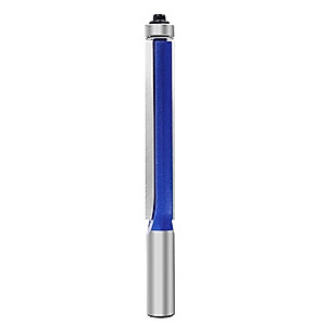 TOOLDO 3" inch Bearing Flush Trim Bit，C3 Carbide Flush Trim Router Bit, 1/2 inch Shank for Wood Router, for DIY, Woodworking Project, High Grade