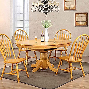 Sunset Trading Selections Dining Table, Light oak finish