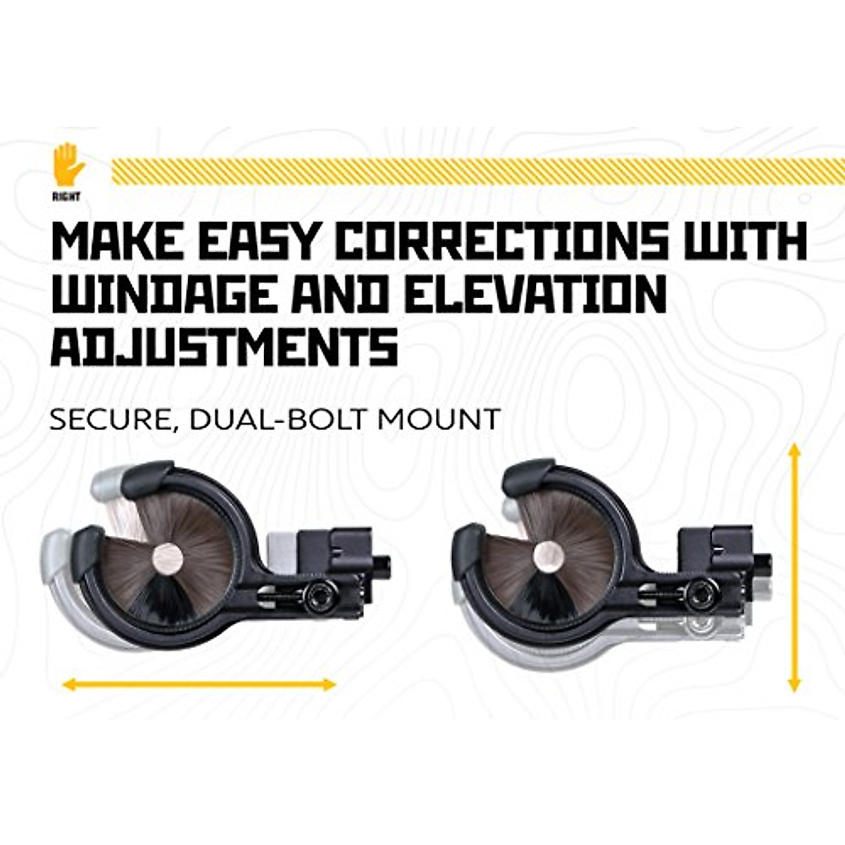 Trophy Ridge Sure Shot Pro Whisker Biscuit Archery Arrow Rest - Lifetime Reliability for Bowhunters, Easy Micro Adjustments, Durable Design, Quiet Loading