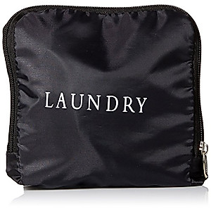 Miamica Laundry Bag, Black, One Size