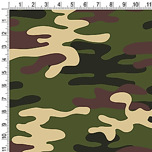 GRAPHICS & MORE Green Camouflage Gift Wrap Wrapping Paper Rolls