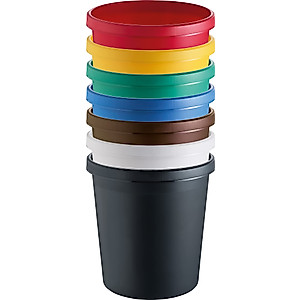 Helit H6106175 Large Waste Bin 30 L, Brown