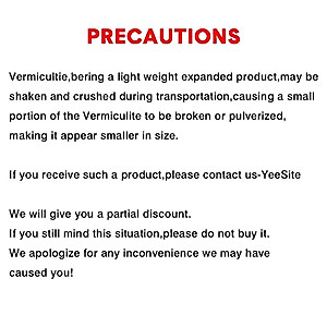 YeeSite 5 Quart Organic Vermiculite Granules for Plants and Gardening Suit for Root Cuttings, Seed Germination, Arranging Flowers