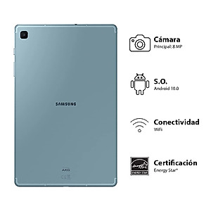 SAMSUNG Galaxy Tab S6 Lite 10.4" 64GB Android Tablet w/Long Lasting Battery, S Pen Included, Slim Metal Design, AKG Dual Speakers, US Version, Angora Blue (Renewed)