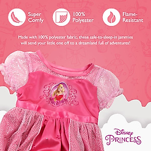 Disney Girls' Princess Fantasy Gown Nightgown, AURORA, 6