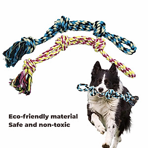 Echo Pets Dog Chew Toys Rope Toys (Blue)-Rope Toy, Benefits Non-Profit Dog Rescue, Large Dog Toys, Durable Dog Toys for Aggressive Chewers, Nearly Indestructible Dog Toys for Aggressive Chewers