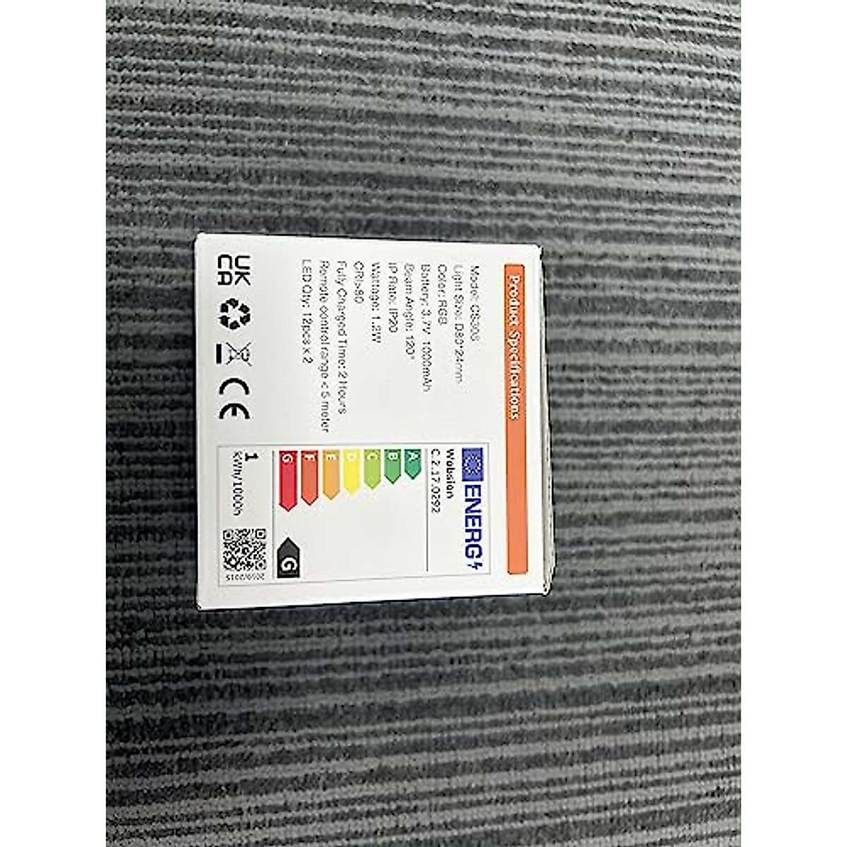 wobsion Puck Lights with Remote, Color Changing Under Cabinet Led Lighting, Closet Light, USB Rechargeable Puck Lights for Counter,Closet,Display Case,Perfect for Home Dec,2 Pack