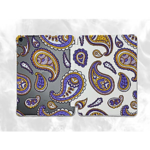 Abstract Purple Yellow Art case Compatible with iPad Mini Air Pro 7.9 8.3 9.7 10.2 10.9 11 12.9 inch Pattern Cover New 2022 2021 Trifold Stand 3 4 5 6 7 8 9 Generation 471 (11" Pro 1/2/3 gen)