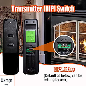 Upgrade Gas Fireplace Remote Switch System Kit for Standard Millivolt Valve Appliances,Compatible with Skytech,Majestic,Ambient,Empire,Monessen,Vermont Fireplaces,and Other Fireplaces,5 Year Warranty