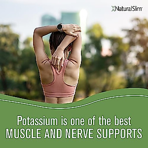 NaturalSlim Kadsorb Natural Potassium Citrate - Supports Electrolyte Balance & Normal PH, Non-GMO & Gluten-Free, Absorbable Potassium Supplement with Essential Minerals - 99 mg 400 Capsules