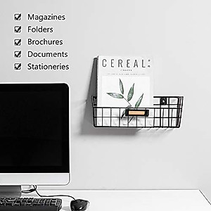 Wall Mounted Wire Basket Kitchen Storage Pantry Organizer Fruit Basket Varying Sizes Set of 3 Black