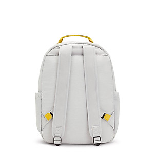 Kipling Seoul Large 15" Laptop Backpack Truly Grey Rainbow