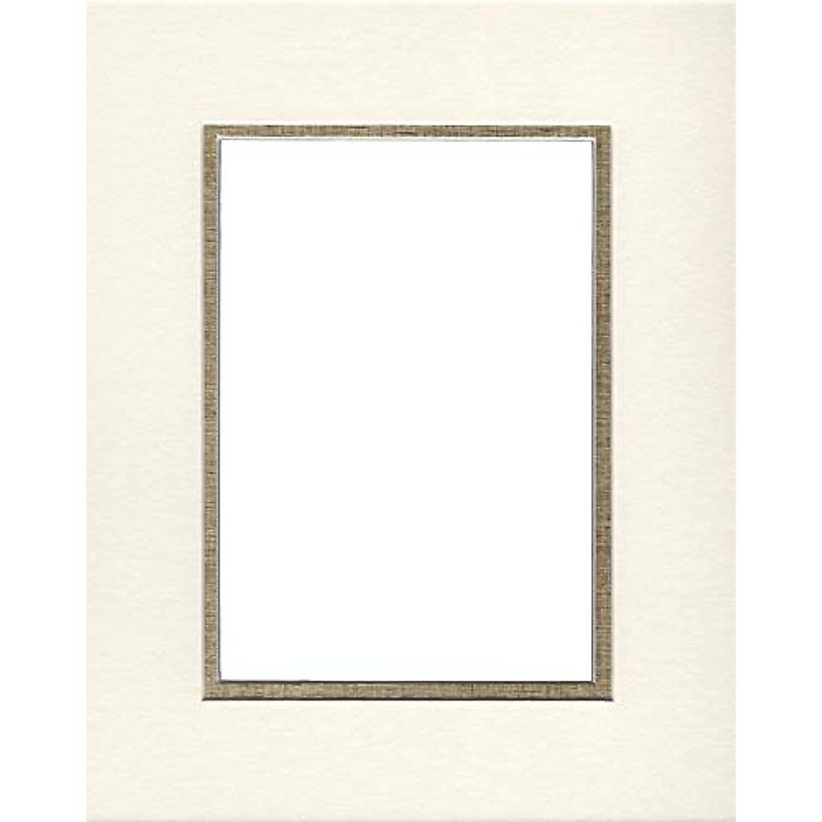 24x36 Double Acid Free White Core Picture Mats Cut for 20x30 Pictures in Cream and Gold