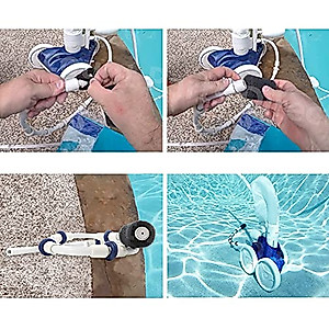 12 Pack MiMoo Sweep Hose Tail Scrubbers Replacement for Polaris Pool Cleaner, Fits Polaris 180 280 360 380, 3900 Sweep Pool Cleaner