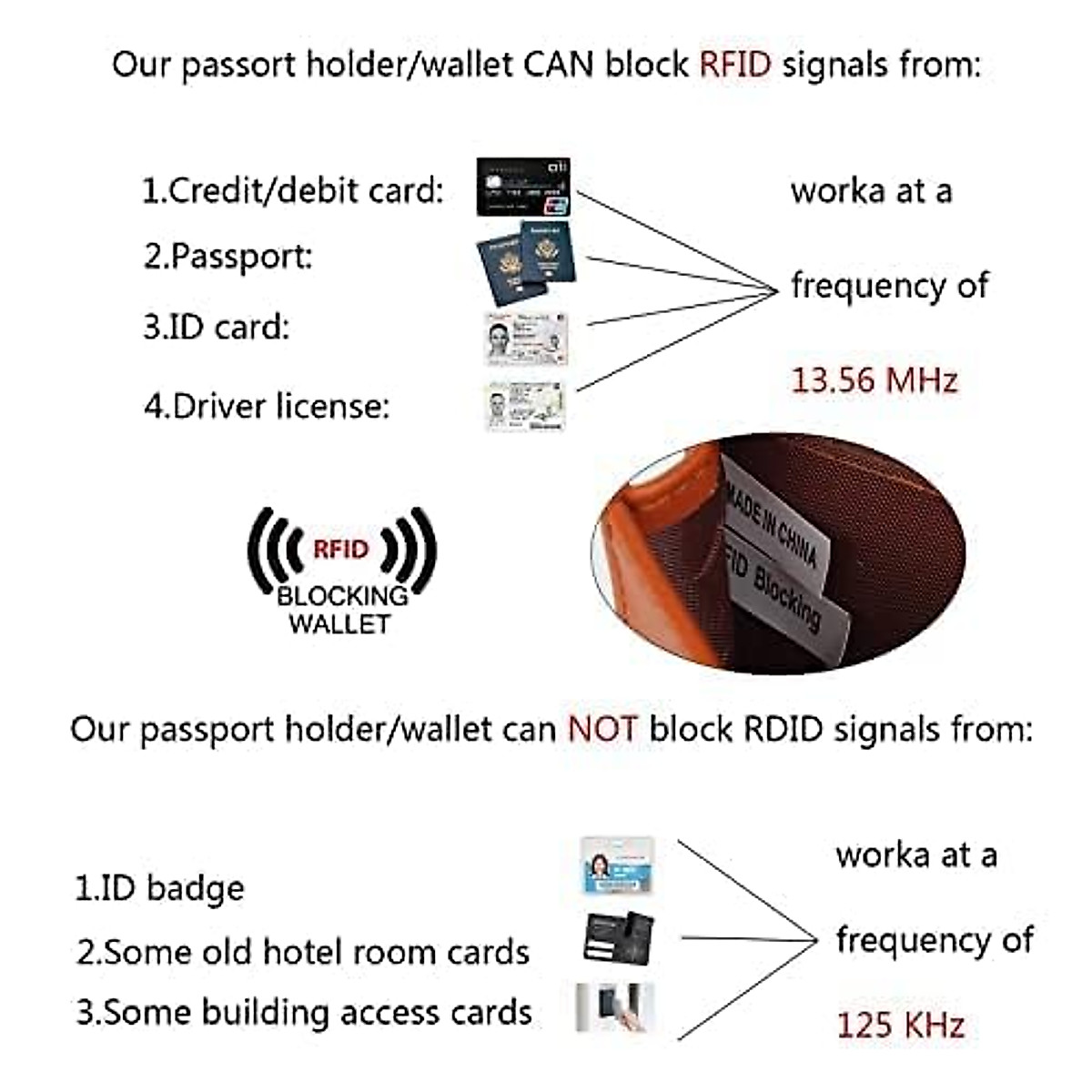 YALUXE Women's Genuine Leather Wallet RFID Blocking Multi Card Holder with Cell Phone Pocket Mothers Day Gifts