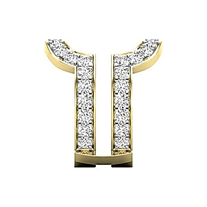 Dazzlingrock Collection Round White Diamond Enhancer Ring (White Diamond 2.07 ctw) in 14K Yellow Gold, Size 5.5