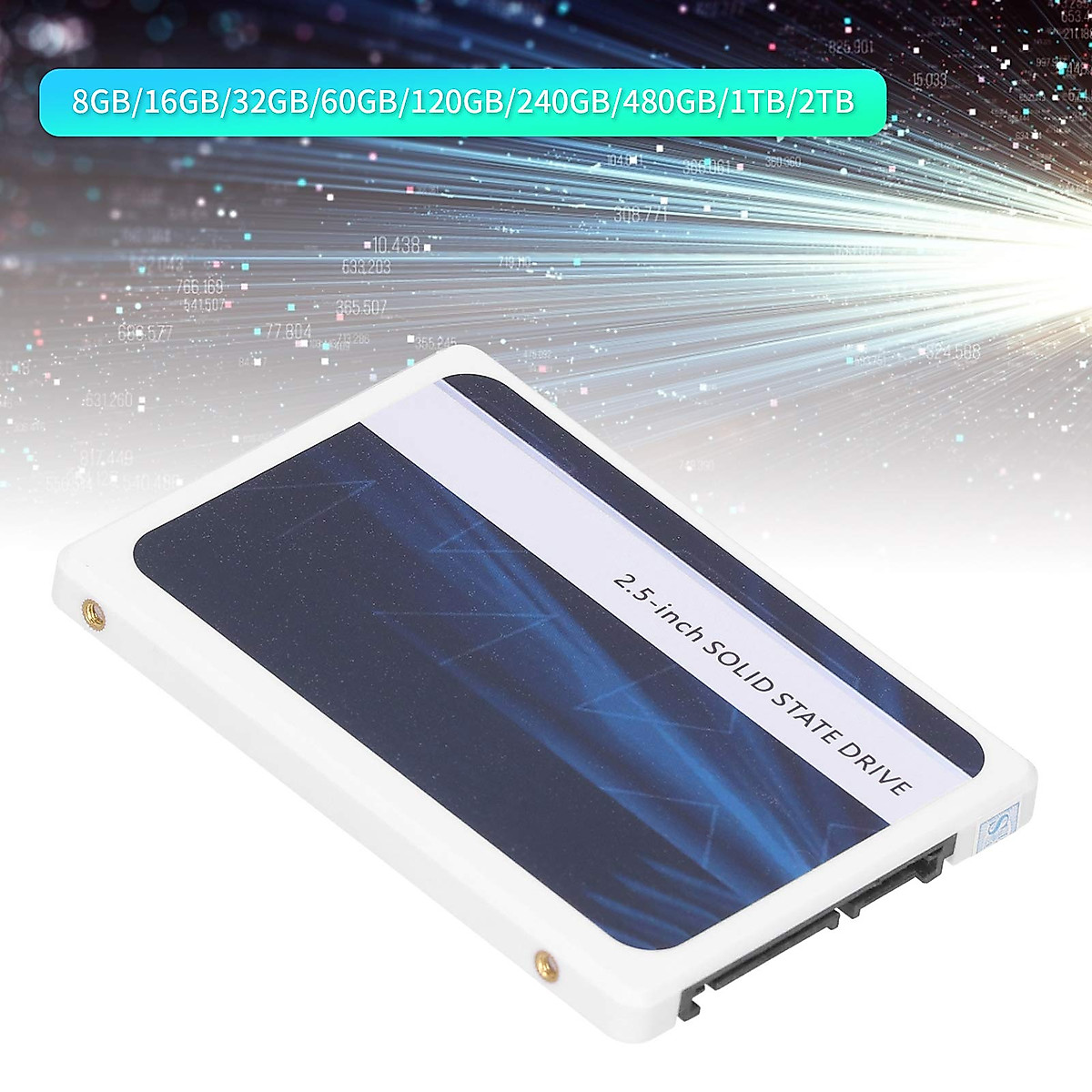 External Hard Drives, SATA3.0 2.5 inch SSD 8GB/ 16GB /32GB /60GB /120GB /240GB/ 480GB /1T /2T, Portable PC Solid State Hard Disk Drive for Laptop,PC,Mac 10,OS,Windows 10/8/7/XP(32GB)