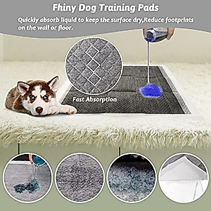 Fhiny Rabbit Pee Pads, 18" x 24" 50 PCS Disposable Guinea Pig Pads Leak-Proof Super Absorbent Potty Training Pad with Quick-Dry Surface for Bunny Guinea Pig Cats or Small Pets