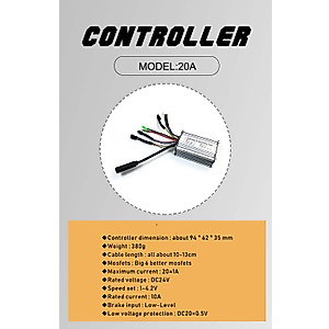 ZYXU Electric Bike Conversion Kit 48V500W E-Bike Conversion Kit Electric Bike Kit E-Bike Electric Bike Brushless Motor Hub 16" 20" 24" 26" 27.5" 28" 29" 700C, Front Wheel, with LED880 Display,16"