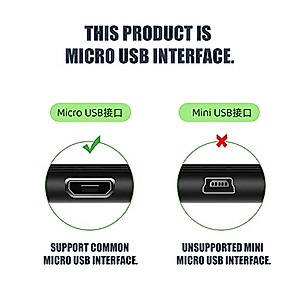 PANPEO Micro USB Extension, 4pack 90 Degree Micro-B Male to Female Extension Cable, Micro USB Left Extension Cable for Computers,Cell Phones,Drones, dashcams, Toy Cars, etc