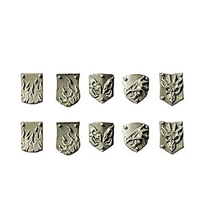 Spellcrow Conversion Bits: Small Shields for Salamanders Dragons Knights