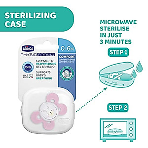 Chicco Soother Physio Comfort Model Silicone 0-6Mesi