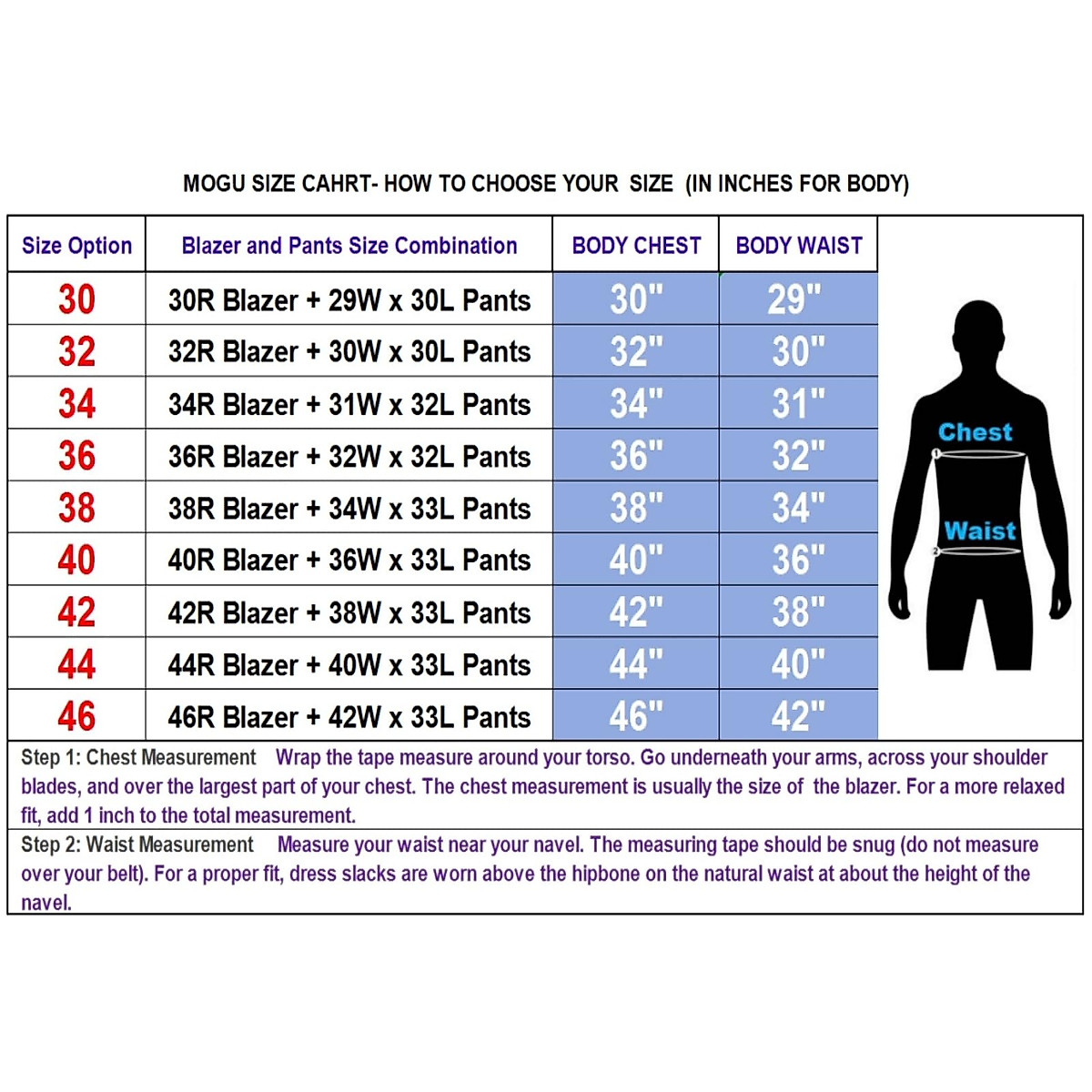 MOGU Mens Slim Fit Suit 2 Piece Tuxedo for Daily Business Wedding Party (Suit Jacket + Pants) US Size Blazer 40/Pants 36 Red