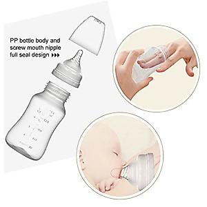 Electric Double Breast Pumps BPA-Free USB Dual Control Milk Suction and Breast Massager Baby Breastfeeding Comfortable Lightweight Postpartum Milk Pump with 150 ml Milk Storage Bottle 2 Modes 9 Speed