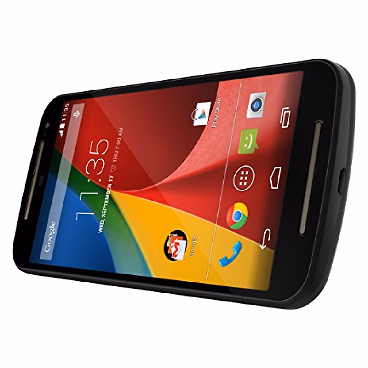 Motorola XT1068 Moto G (2ND GENERATION - 2014) DUAL SIM 8GB Factory Unlocked 3G Phone - Black (International Version - No Warranty)