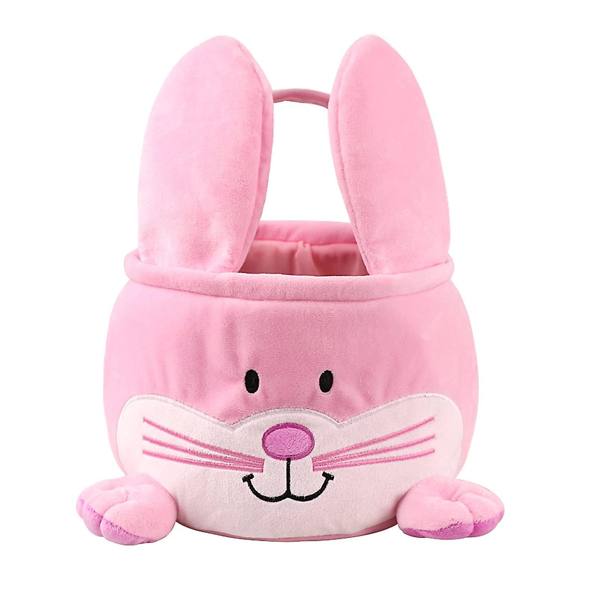 Wepop Bunny Baskets, Cute Eggs Hunting Bags Buckets Gifts for Kids Girls Boys